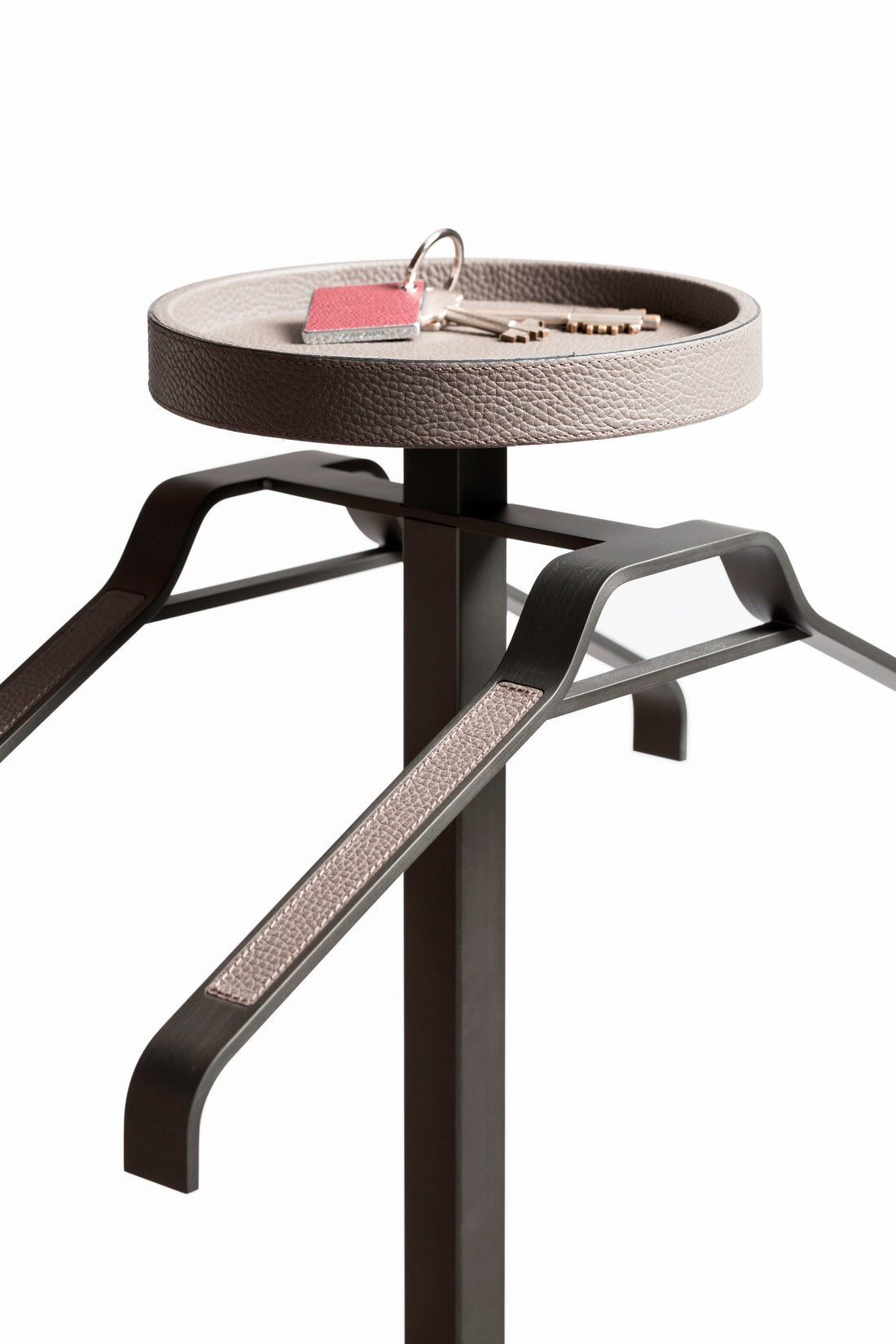 Giobagnara Philippe Metal Clothes Valet With Leather Inserts Short ...