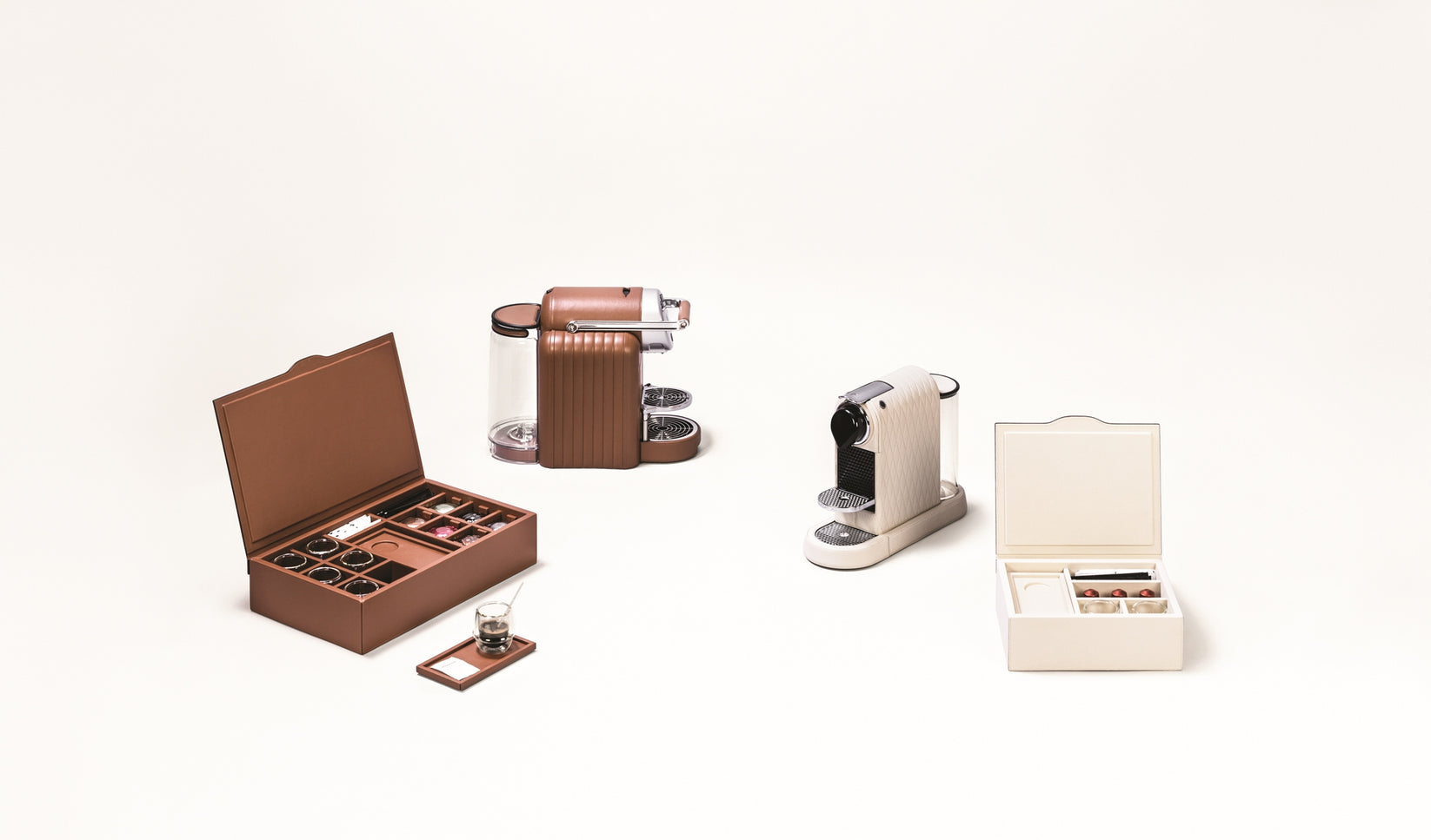 Pigment France by Giobagnara Saint-Germain Leather-Covered Wood Coffee ...