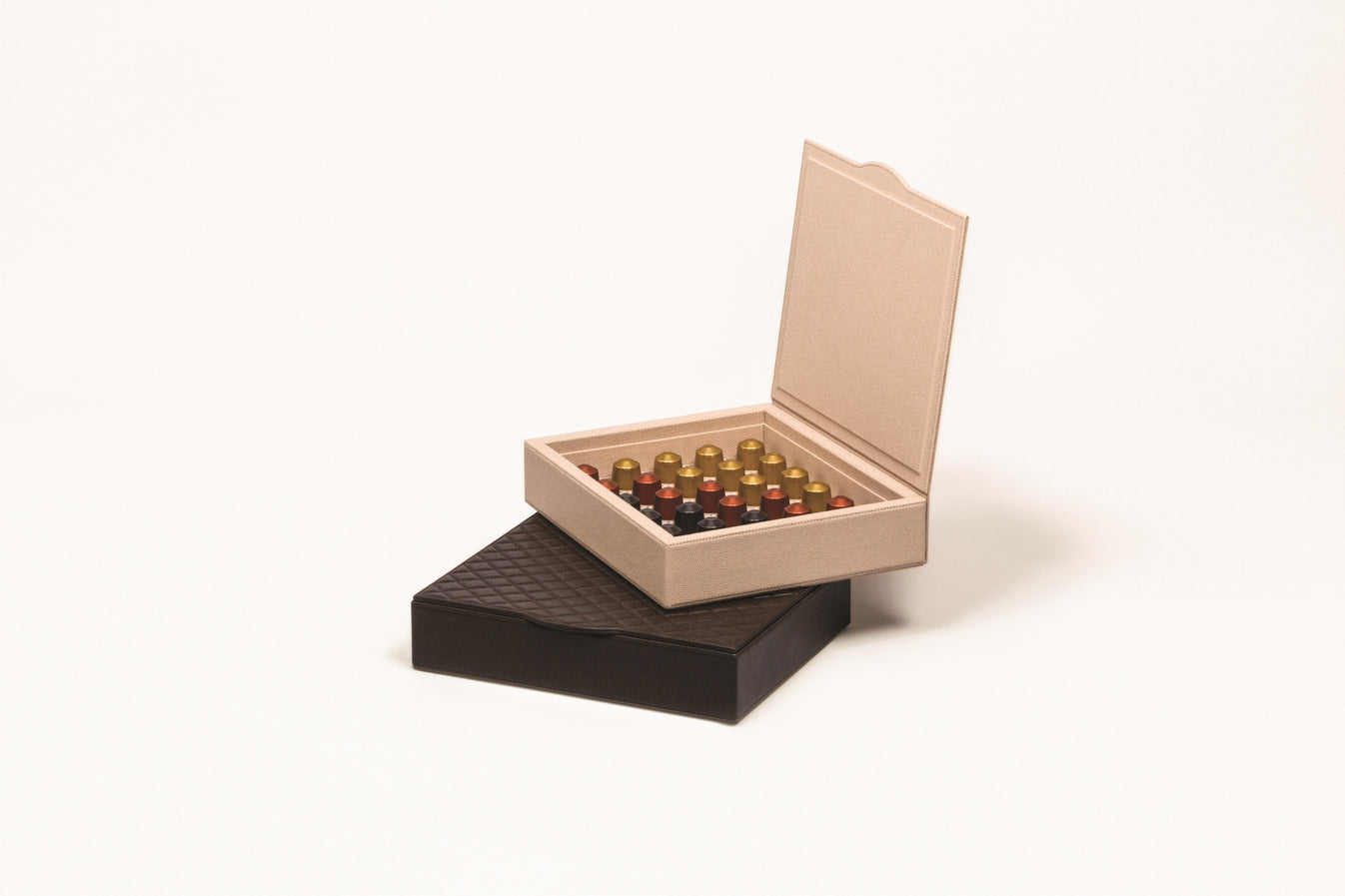 Pigment France by Giobagnara Java Pixie Leather Box For Nespresso ...